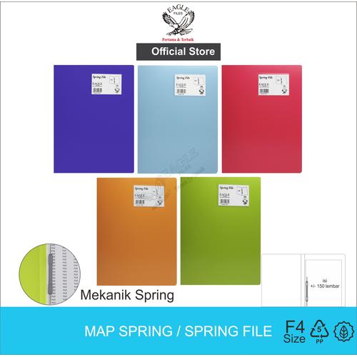 Jual EAGLE Map Spring / Map Plastik Snelhecter F4 (Folio) - Green ...