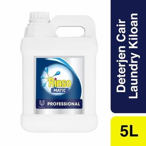 Jual Rinso matic professional deterjen laundry kiloan cair 5Liter ...