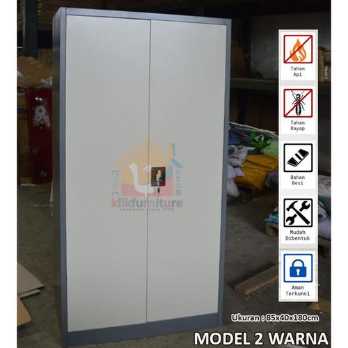 Promo Lemari Arsip Filing Cabinet Besi 2 Pintu Full Plat AK 05 - Kota ...