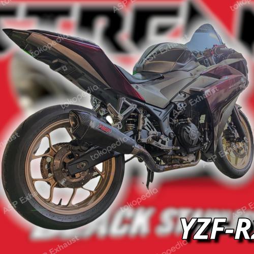 Jual Knalpot Fullsystem Yamaha R25 / MT25 ASP Stream Stainless SUS304 ...