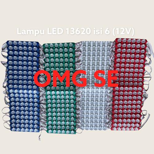 Jual Lampu LED tipe 13620 isi 6 mata 12V GRADE A - Biru - Kota Surabaya ...