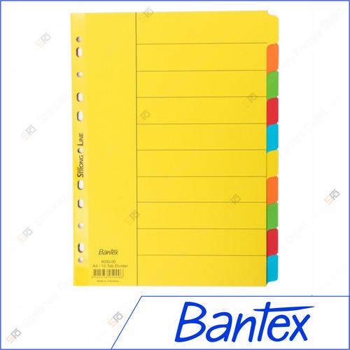 Jual Divider Index Bantex A4 10 Lembar - Carton Cardboard Loose Leaf ...