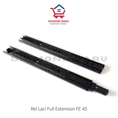 Jual Rel Laci Full Extension / Rel Double Track FE 45 - 30cm - Kota ...
