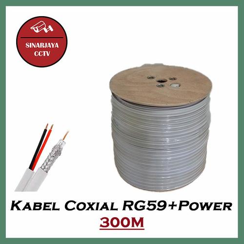 Jual KABEL CCTV COXIAL +POWER RG59 1ROLL 300M - Jakarta Barat ...