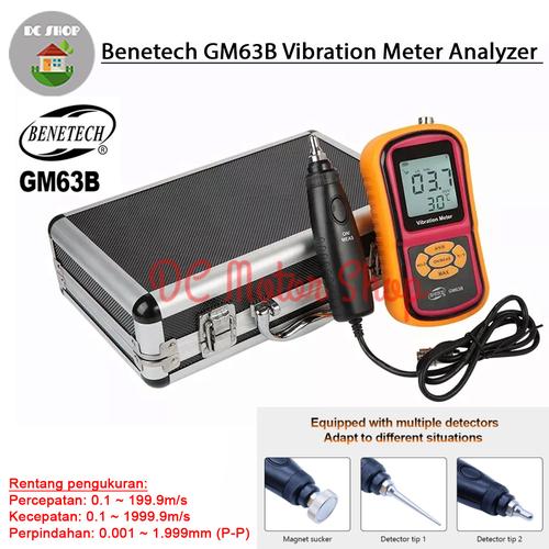 Jual Vibration Meter Benetech GM63B Alat Ukur Cek Getaran Vibrometer Gauge - Jakarta Pusat - DC ...