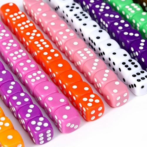 Jual Dadu Mainan / Dice Warna untuk Ular Tangga / Ludo / Monopoli (16mm ...