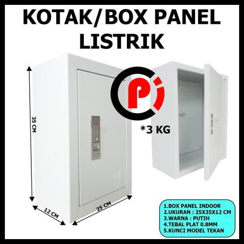Jual Box Kotak Panel Listrik Indoor Ukuran 35x25x12 cm Bahan Plat Tebal ...
