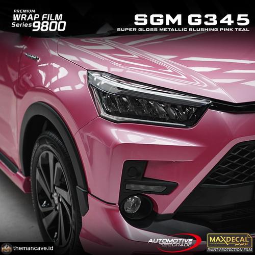 Promo MAXDECAL 9800 SGM G345 BLUSHING PINK Super Gloss Metallic PPF ...