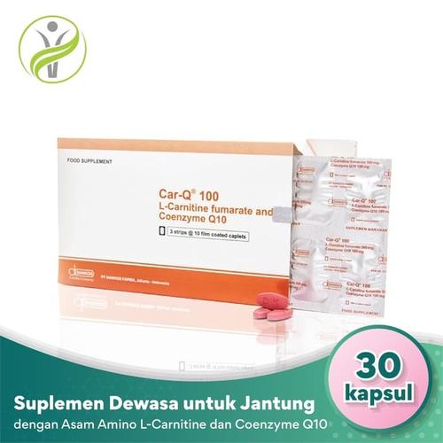 Jual Car - Q 100 | Coenzyme Q10 | @30 Kapsul | Memelihara Kesehatan ...