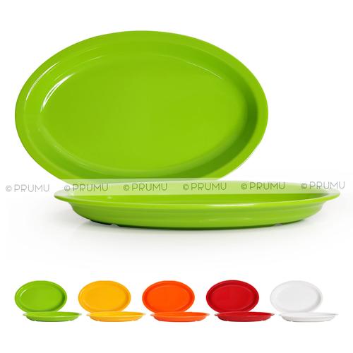 Promo Piring Oval Melamin 10 inch - Piring Saji Cekung - Piring Lodor ...