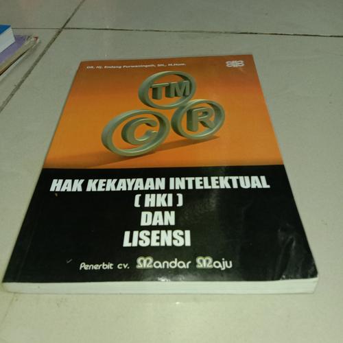 Jual HAK KEKAYAAN INTELEKTUAL (HKI) DAN LISENSI.DR.Hj.Endang Purwaningsih - Jakarta Utara ...
