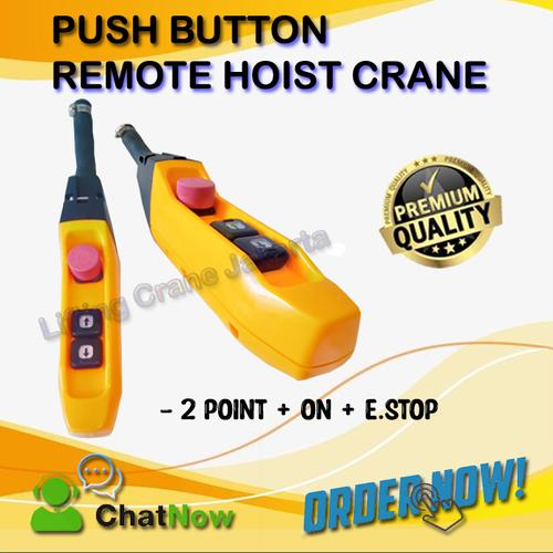 Jual Remote Control hoist Push Button Single Speed 2Tombol + E.Stop ...