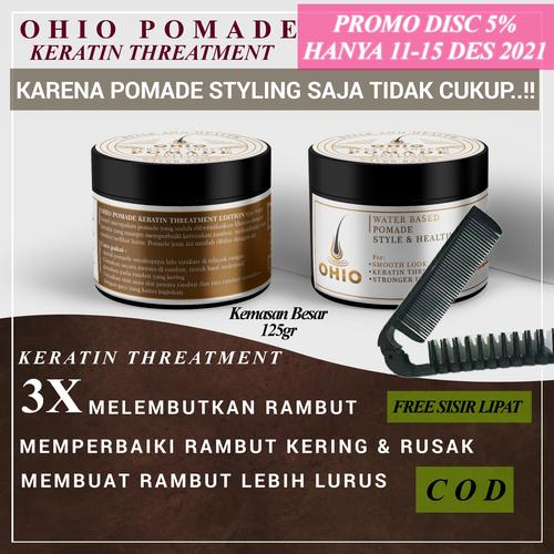 Jual POMADE KERATIN WATER BASED PELURUS RAMBUT PRIA VITAMIN RAMBUT OHIO ...