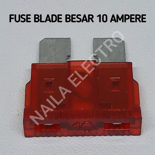 Jual Fuse Blade Besar 10 Ampere 10A -Fuse Tancap-Fuse Mobil-Sekering ...