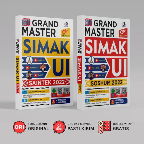 Jual Buku Grand Master SIMAK UI SAINTEK SOSHUM 2022 - SOSHUM - Kota ...