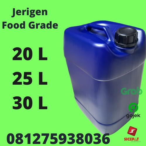 Jual Jerigen plastik Baru 20 25 30 Liter L Dirigen Biru derigen jirigen ...