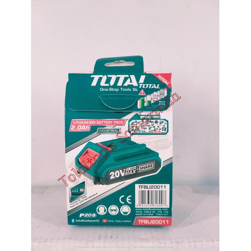 Jual BATERAI - BATRAI 20v 2ah Lithium Ion Battery Pack TFBLI20011 ...