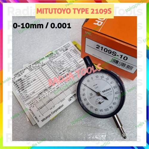 Jual Mitutoyo 2109s Dial Indicator Mitutoyo 0 10mm 0 001 Mitutoyo