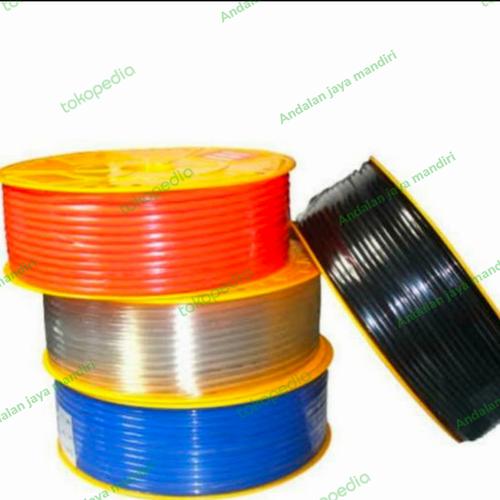 Jual selang pu 12x8 mm per roll 100 meter / selang pneumatic pu 12x8mm ...