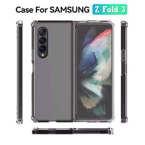 Promo SAMSUNG GALAXY Z FOLD 3 5G CASE ARMOR CRACK CLEAR SOFT CASING ...