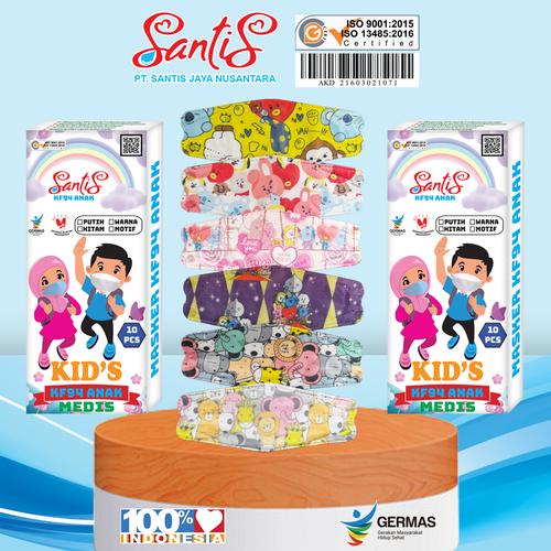 Promo Masker KF94 Anak Motif Cewek dan Cowok by Santis - Mix Cowok ...