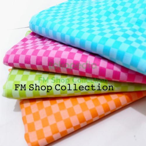 Jual Serbet /Lap Katun Jumbo lembut, tebal dgn corak kotak uk70X70cm ...