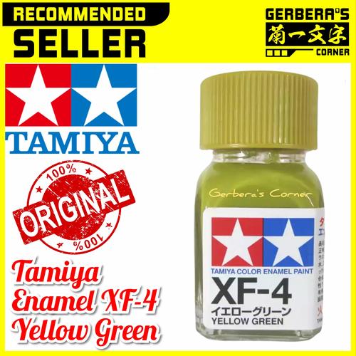 Jual Tamiya Enamel XF4 XF-4 Yellow Green Cat Gundam Kuas Airbrush ...