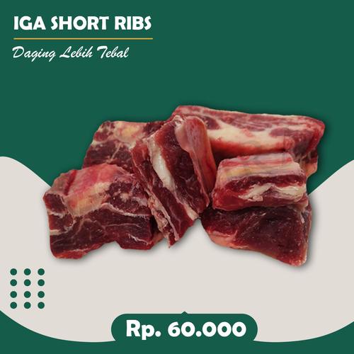 Jual IGA SHORT RIBS ARIE DAGING SAPI LEBIH TEBAL DAGINGNYA KEMASAN 500 ...
