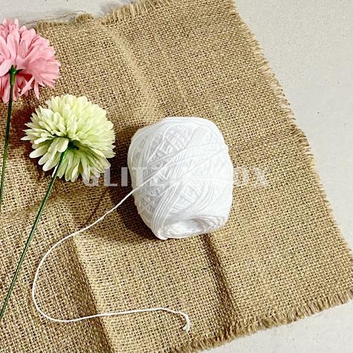 Jual BENANG KASUR 2 MM | Tali Rami Putih Benang Wol Hiasan - 1 meter ...