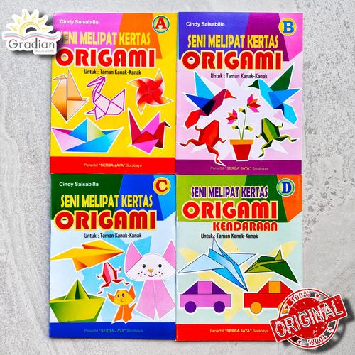 Jual BUKU SENI MELIPAT KERTAS ORIGAMI - Jilid A,B,C,D - Jakarta Pusat ...