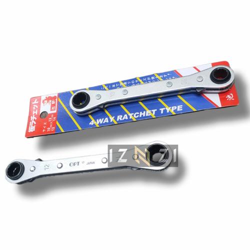 Jual Kunci Ring Rachet Kotrek Ganda 4 way rachet JAPAN all size ...