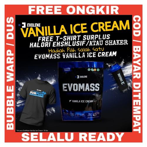 Jual Evolene EVOMASS Evo Mass Gainer 10 lbs 10lbs VANILLA ICE CREAM ...