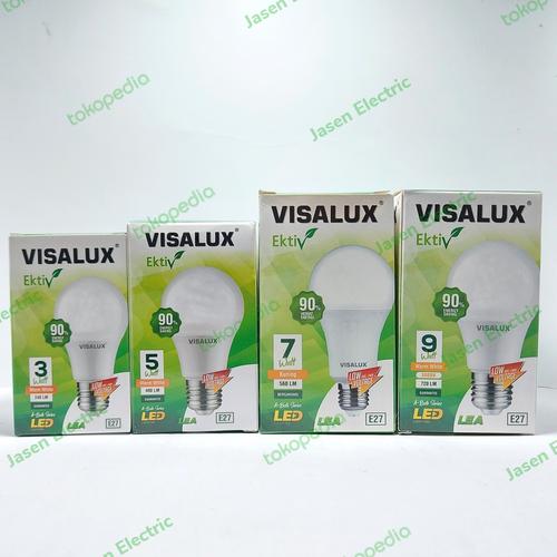 Jual LAMPU LED KUNING VISALUX 3W 5W 7W 9W 11W 14W WARMWHITE GARANSI - 3 ...