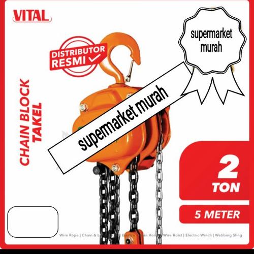 Jual Chain Block / Takel 2 Ton x 5 Meter VITAL - Jakarta Barat ...