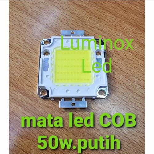 Jual mata led cob 50watt 50w chip led pju dan sorot cob 50 watt putih ...