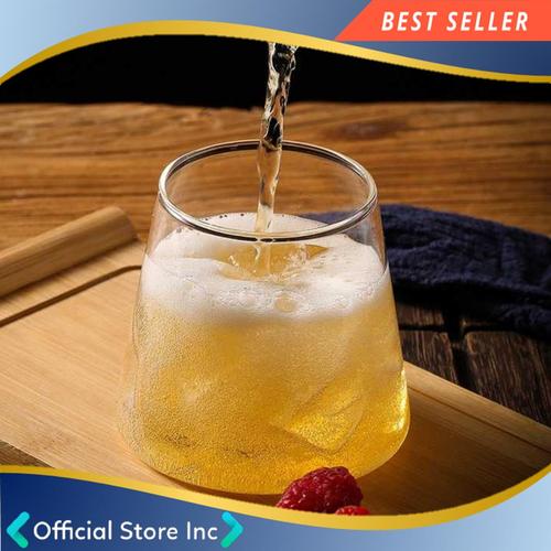 Jual Gelas Teh Kopi Minuman Es Model Kerucut Unik Cafe Borosilicate 300 Ml - Jakarta Barat ...