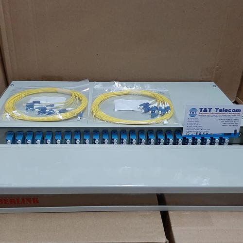 Jual FIBERLINK OTB ODF RACK 24 CORE LC/UPC FULLSET FIBER OPTIK ...