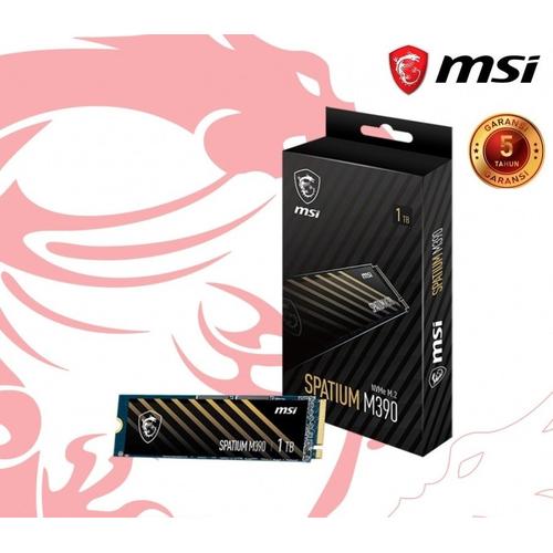 Jual SSD MSI M390 1TB NVMe PCIe Gen3x4 - SSD 1TB MSI PCIe M2.2280 ...