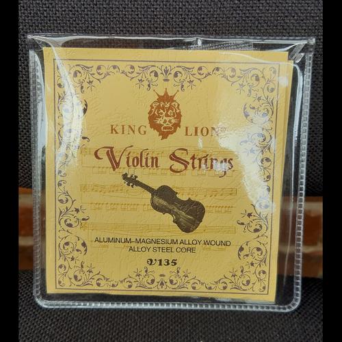Jual senar string set biola violin lion king V135 V 135 4/4 3/4 G D A E ...