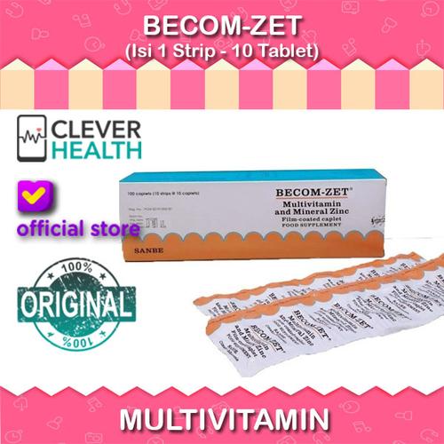 Promo BECOM-ZET 1 STRIP ISI 10 TABLET - Jakarta Selatan - CleverHealth ...