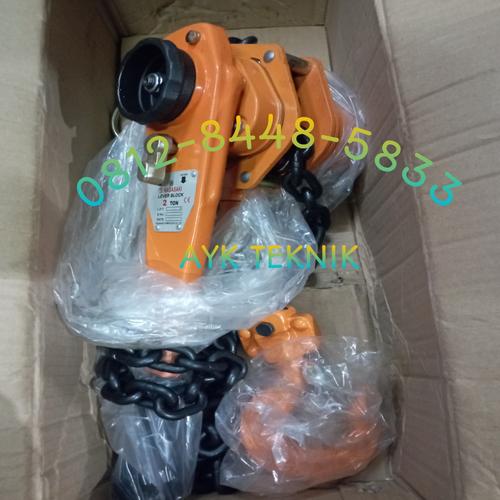 Jual 2 Ton x 5 meter NAGASAKI lever block / level block alat angkat ...