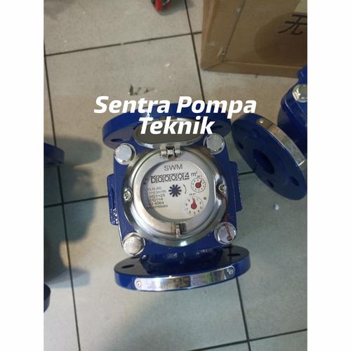 Jual Flow meter air limbah stainless SWM 2 inch Water meter air 2 inch ...