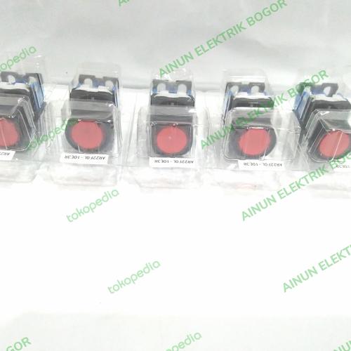 Jual AR22FOL-10E3R ar22fol10e3r push button with pilot lamp 24 vdc Fuji ...