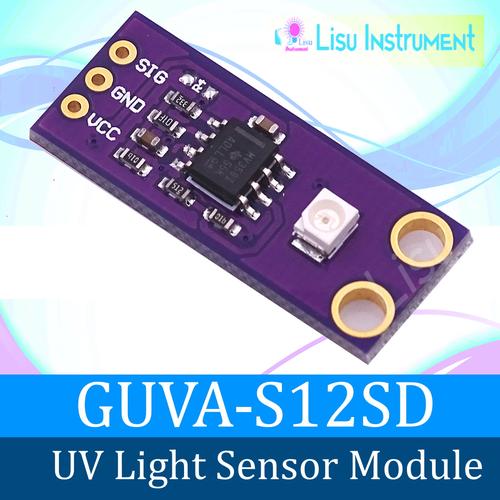 Jual GUVA-S12SD Analog UV Light Sensor Module Detection 240nm-370nm ...
