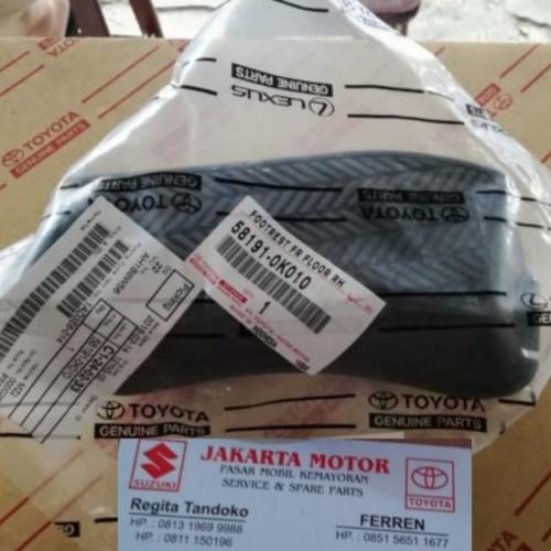 Jual Foot rest injakan kaki matic Toyota innova Fortuner Original ...