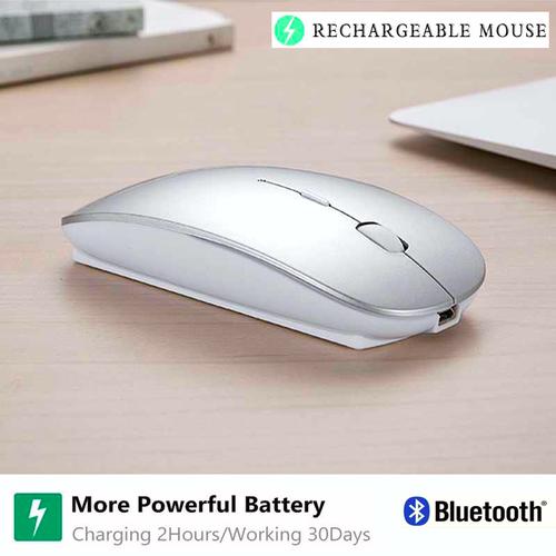 Jual Mouse Wireless Bluetooth Charge Tanpa Kabel Tanpa Baterai ...