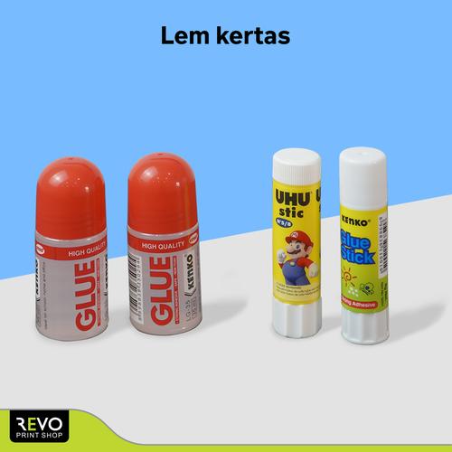 Jual Lem Kertas / Lem Stik / Lem Cair / Glue Stick / Lem Uhu / Uhu Stic ...
