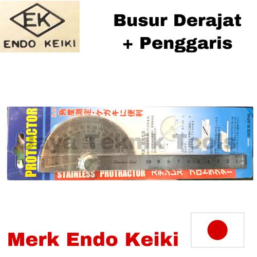 Jual Busur Derajat Penggaris Stainless Protraktor Endo Keiki Protractor ...
