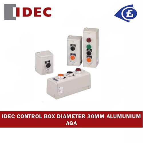 Jual control box idec AGA diameter 30mm cast Alumunium box - 3lubang ...