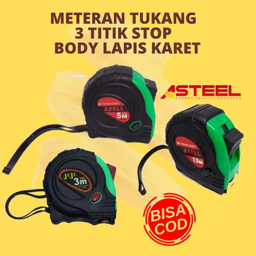 Jual Meteran rol bangunan panjang 3 meter 5 meter 7,5 meter kualitas ...